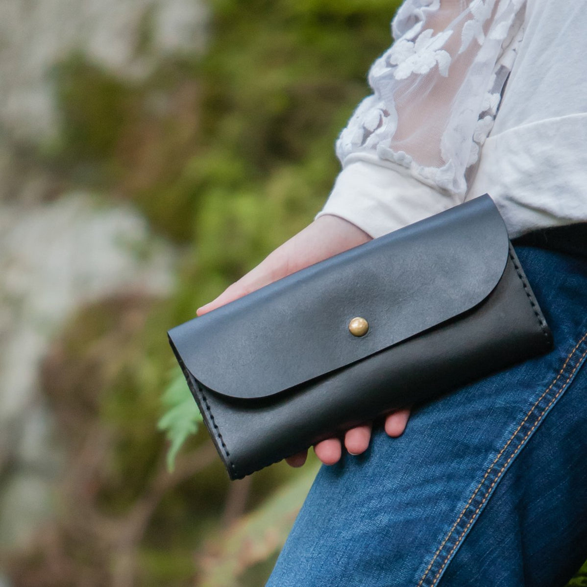 Rosario Clutch in Cognac | DIY Leather Kit – Orcas Island Leather Goods