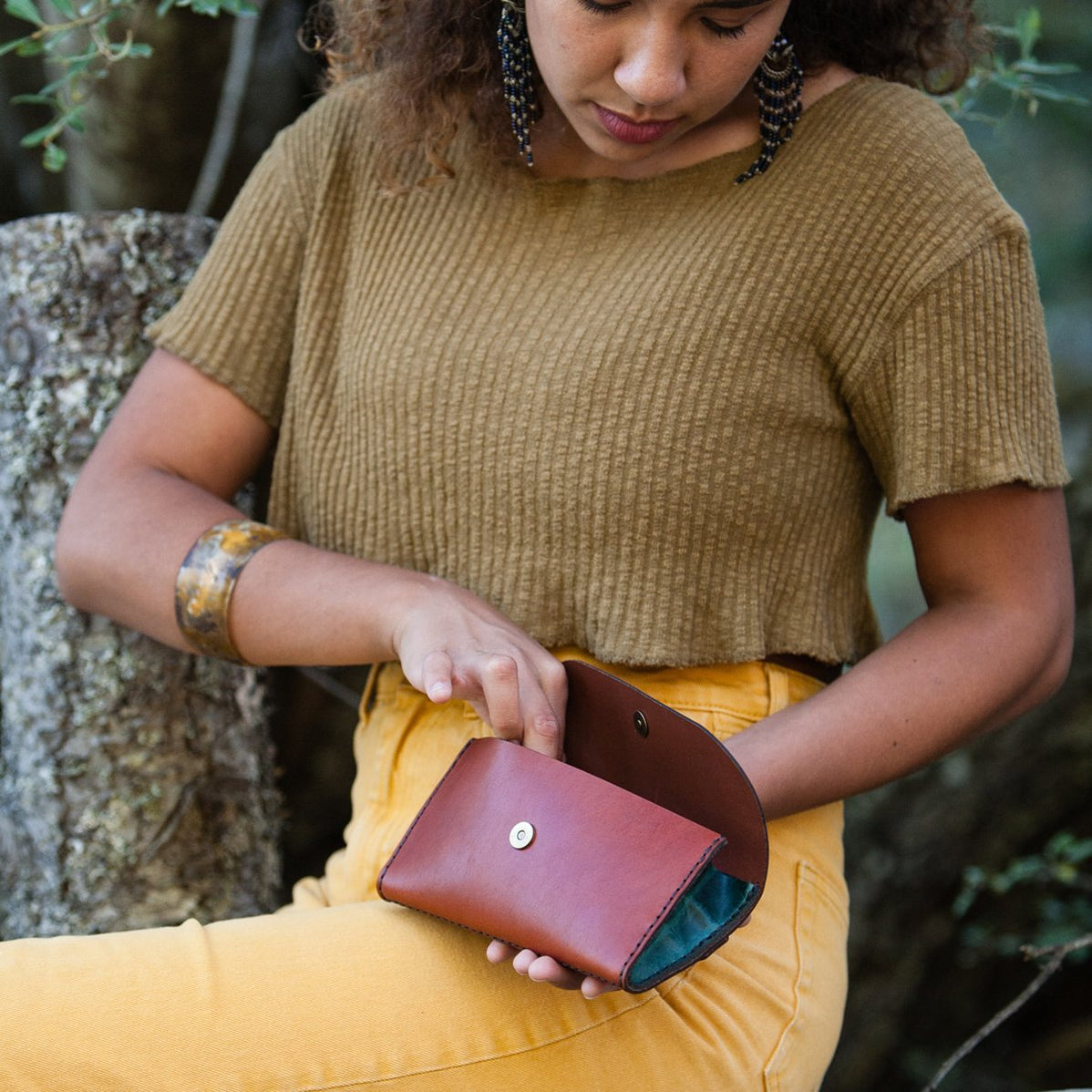 Rosario Clutch in Cognac | DIY Leather Kit – Orcas Island Leather Goods